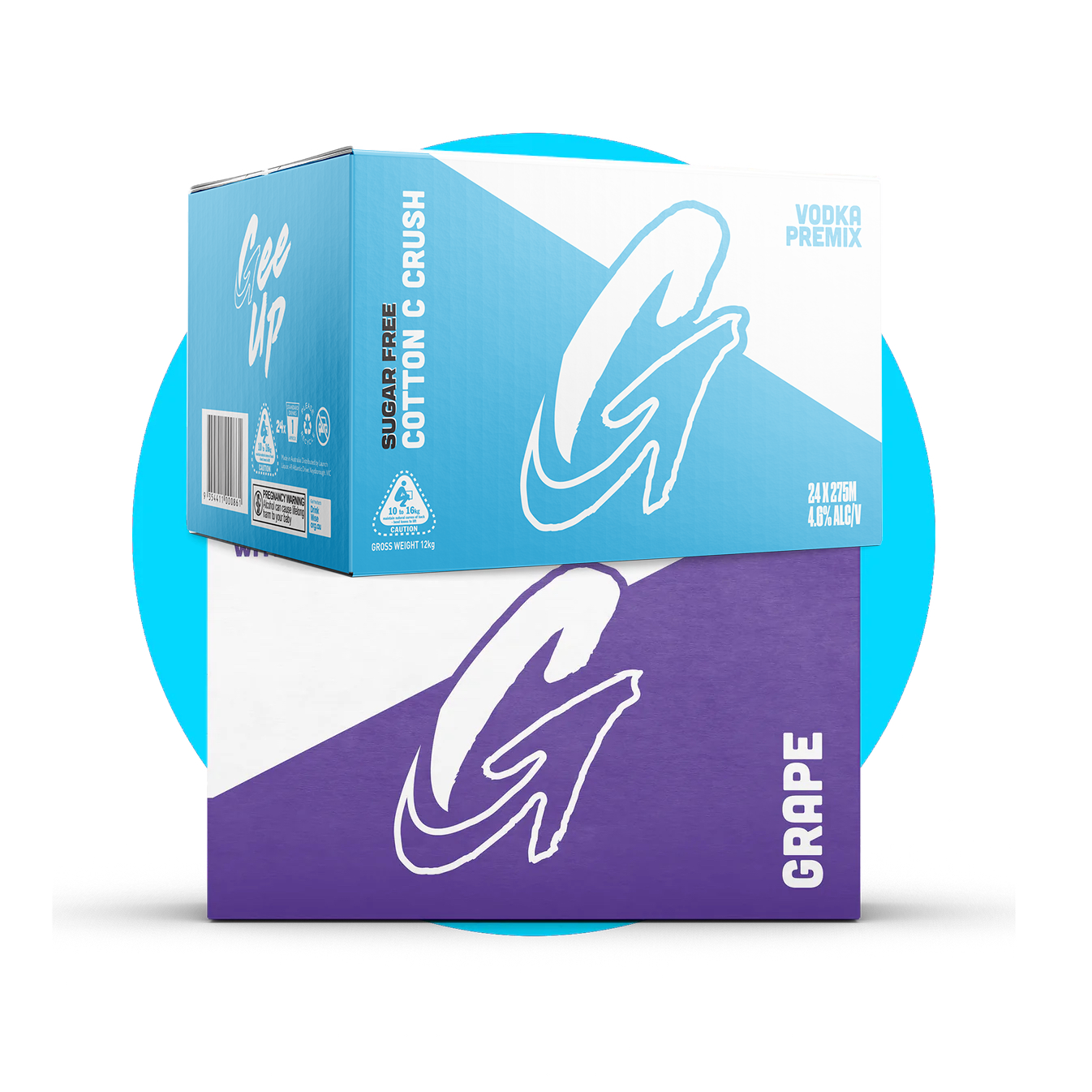 Gee Up - 3x Distilled Vodka Premix + Electrolytes – Lets Gee Up