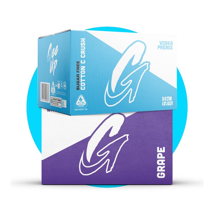 Gee Up - 3x Distilled Vodka Premix + Electrolytes – Lets Gee Up