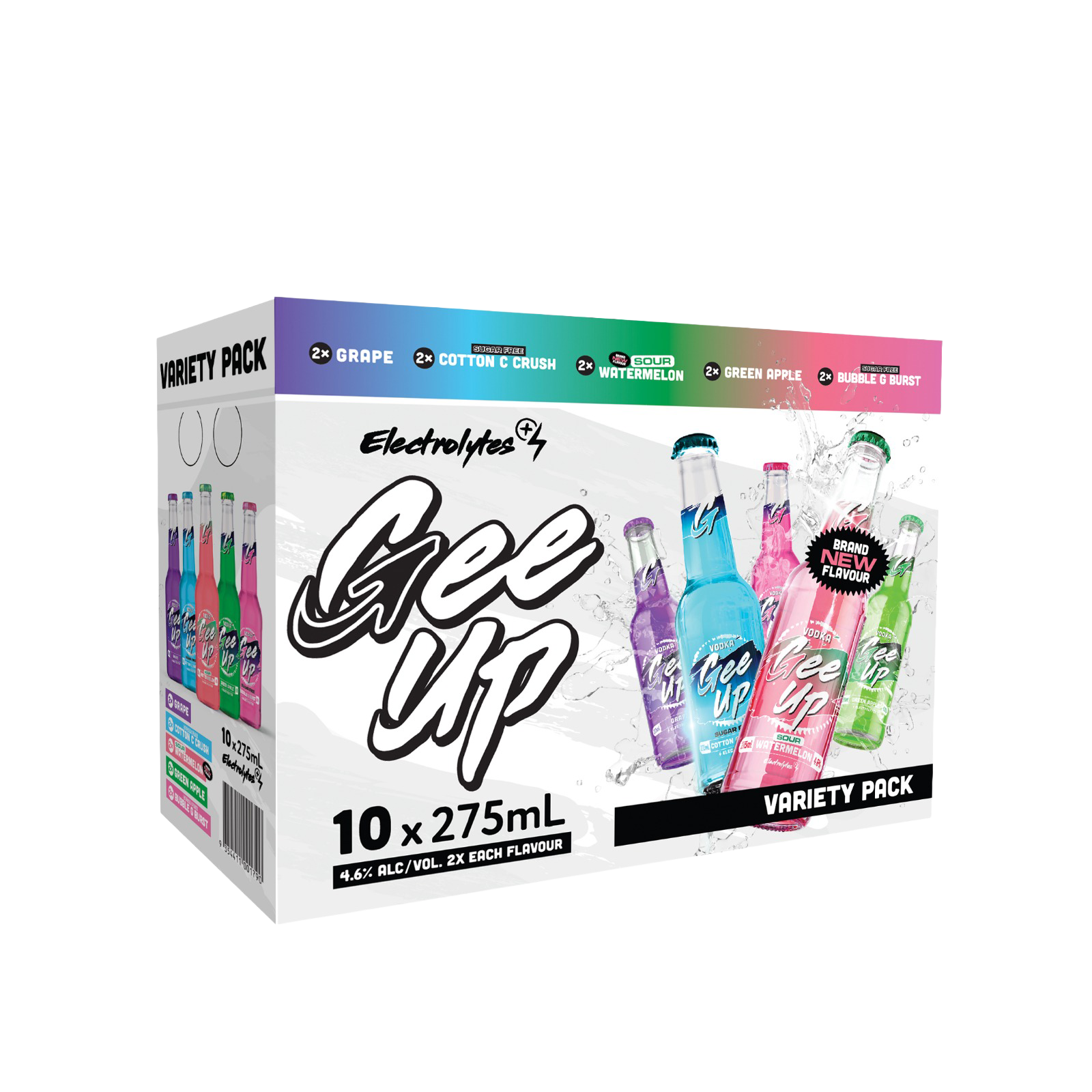 Gee Up - 3x Distilled Vodka Premix + Electrolytes – Lets Gee Up